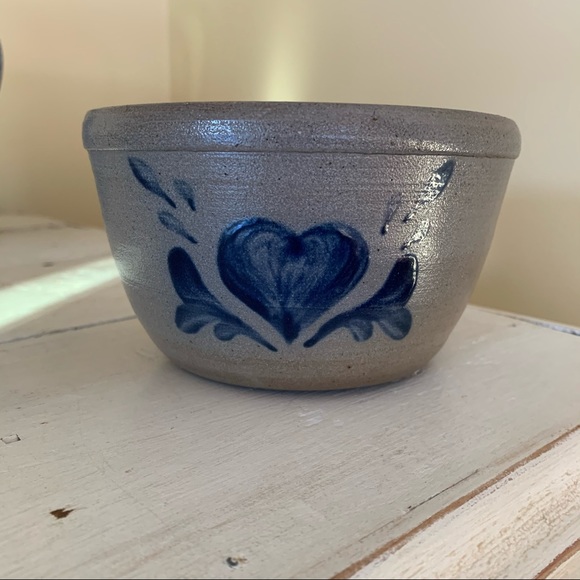 Rowe Pottery | Dining | Rowe Pottery Salt Glazed Bowl Heart 200 | Poshmark